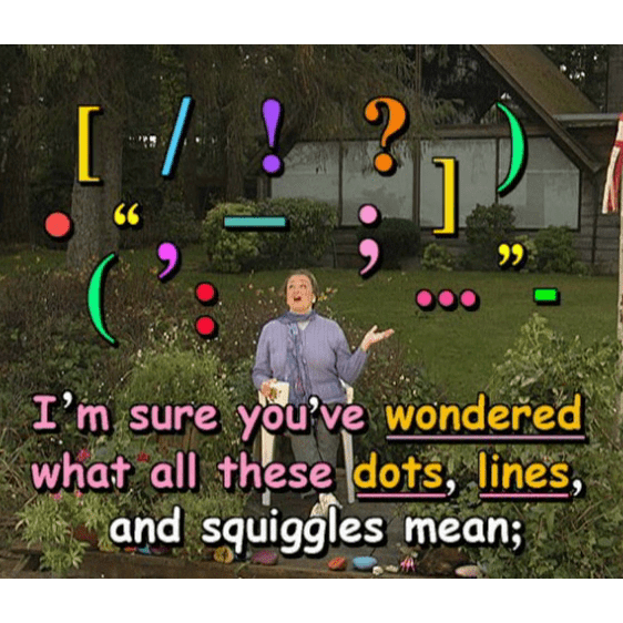 The Dots, Lines, and Squiggles of Punctuation – Cozy Grammar