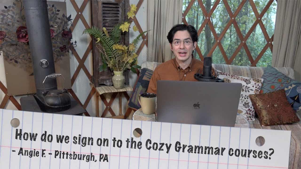How Do We Sign On To Our Cozy Grammar Account? – Ask Cozy Grammar