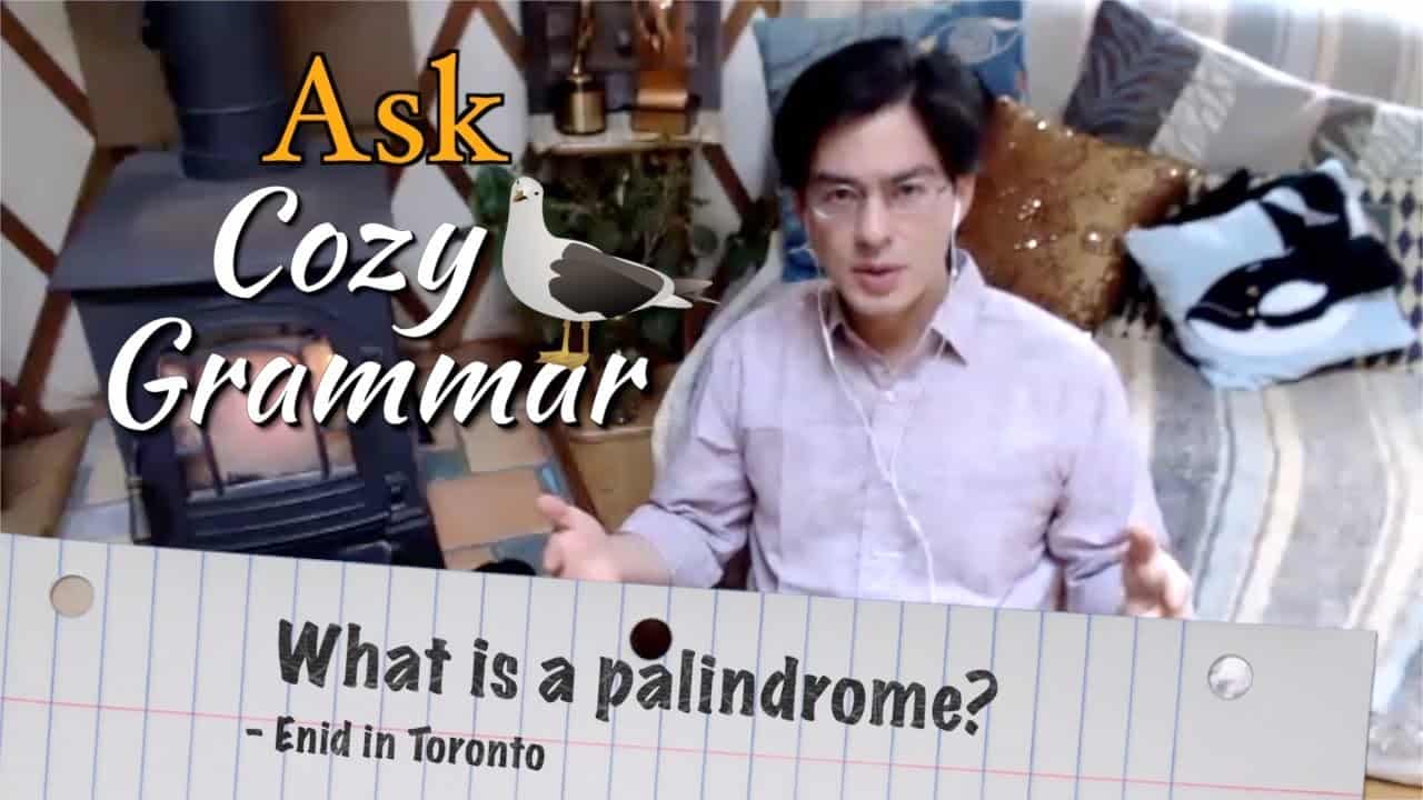 What is a Palindrome? – Ask Cozy Grammar